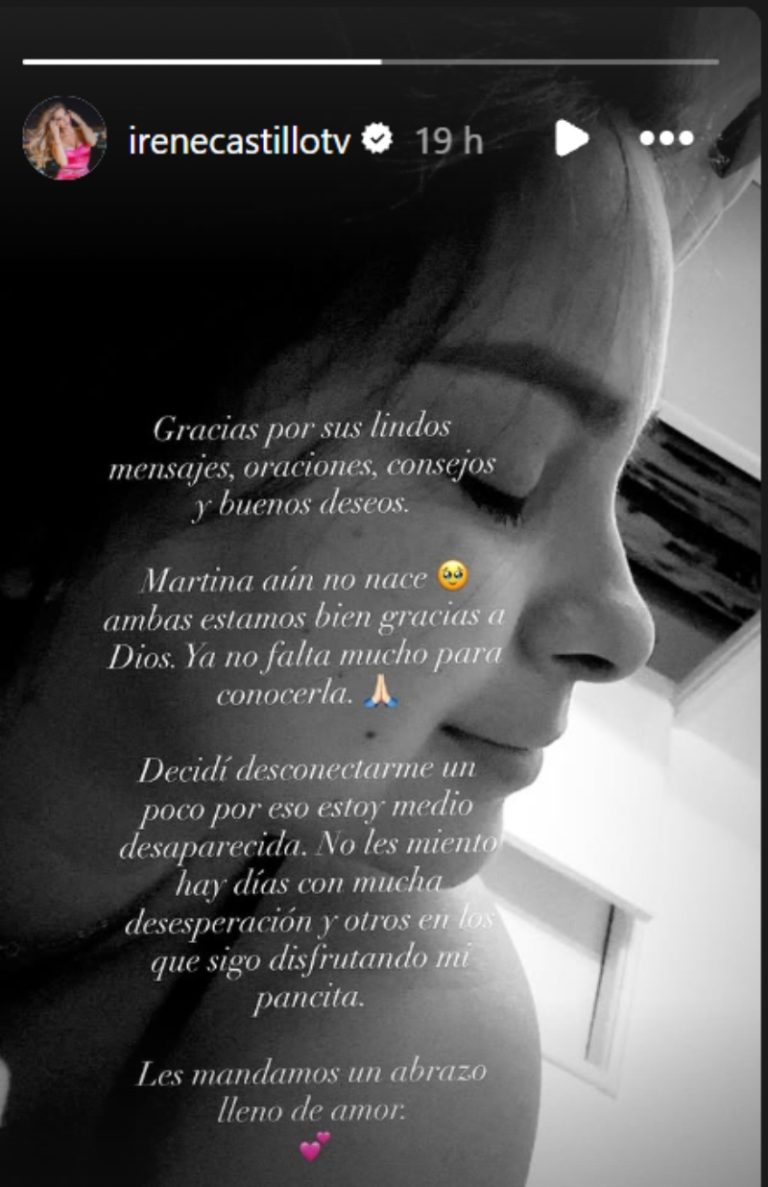 ¿Ya nació su bebé? Irene Castillo reaparece en redes sociales y ...